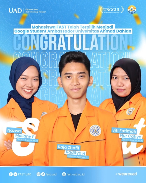 Mahasiswa FAST UAD Terpilih Jadi Google Student Ambassador - Fakultas ...